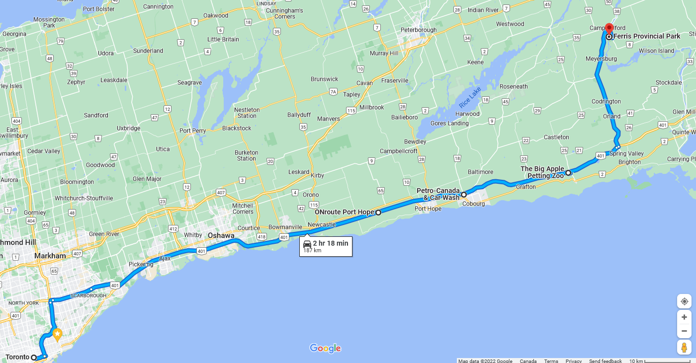 Ferris Provincial Park – Electric car adventures